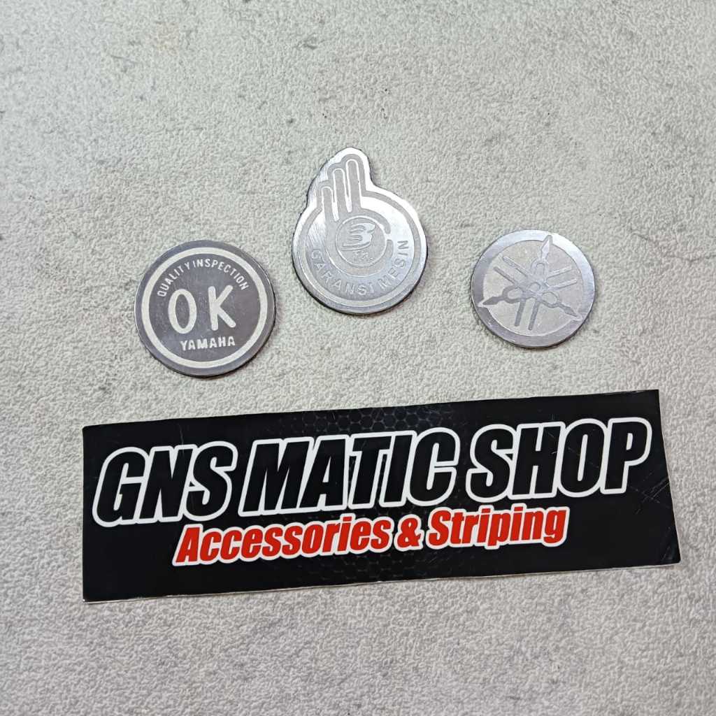 Yamaha mio stainless logo emblem/stainless logo emblem/mio stainless ...