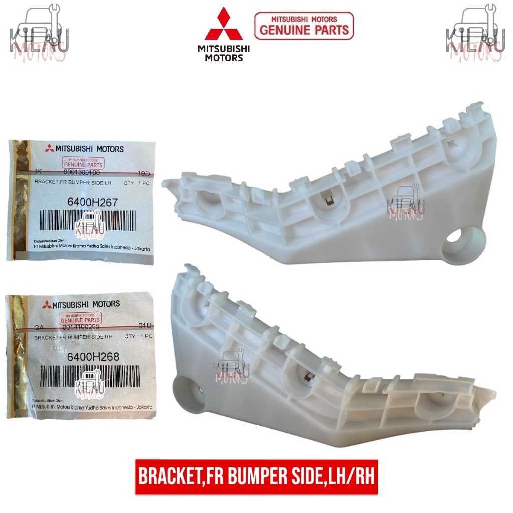 Original Mitsubishi Xpander 6400H267 6400H268 Front Bumper Bracket ...