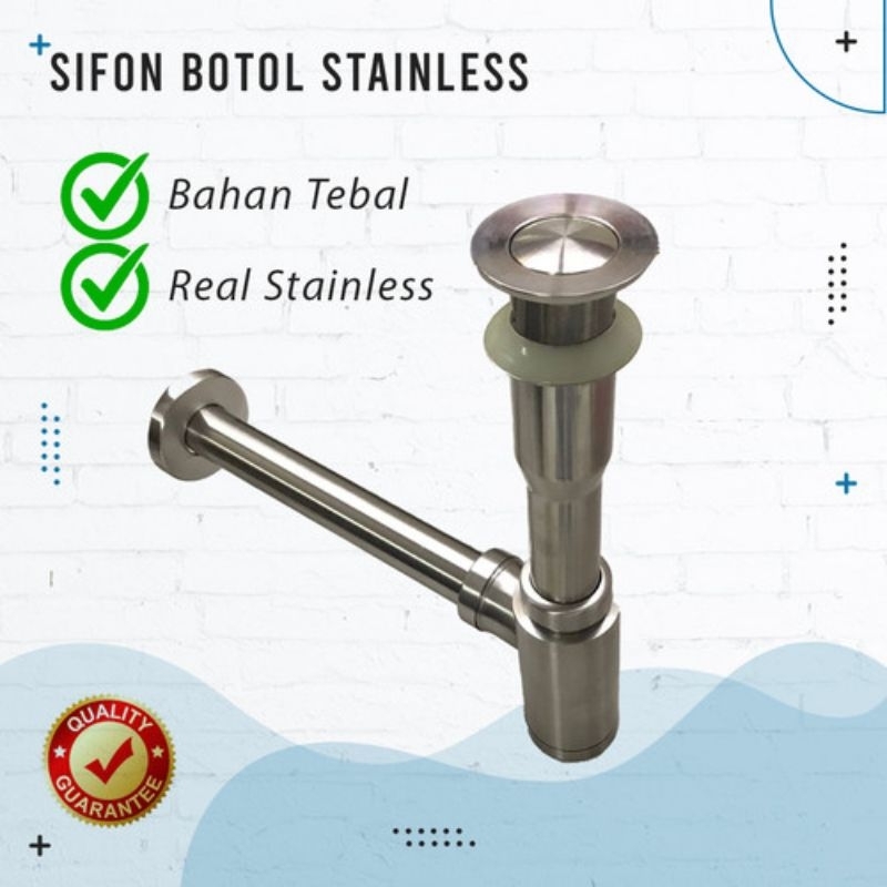 Tube siphon (bottle model) / stainless sink siphon / Hand washing sink ...
