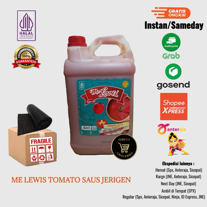 Mc LEWIS TOMATO SAUCE Jerry Can 5.7 Kg | Shopee Philippines