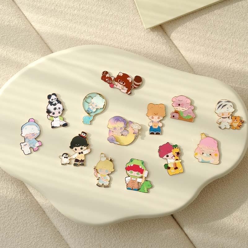 Pop MART Dimoo Animal Kingdom Badge Pin Series Original - 1pc | Shopee ...