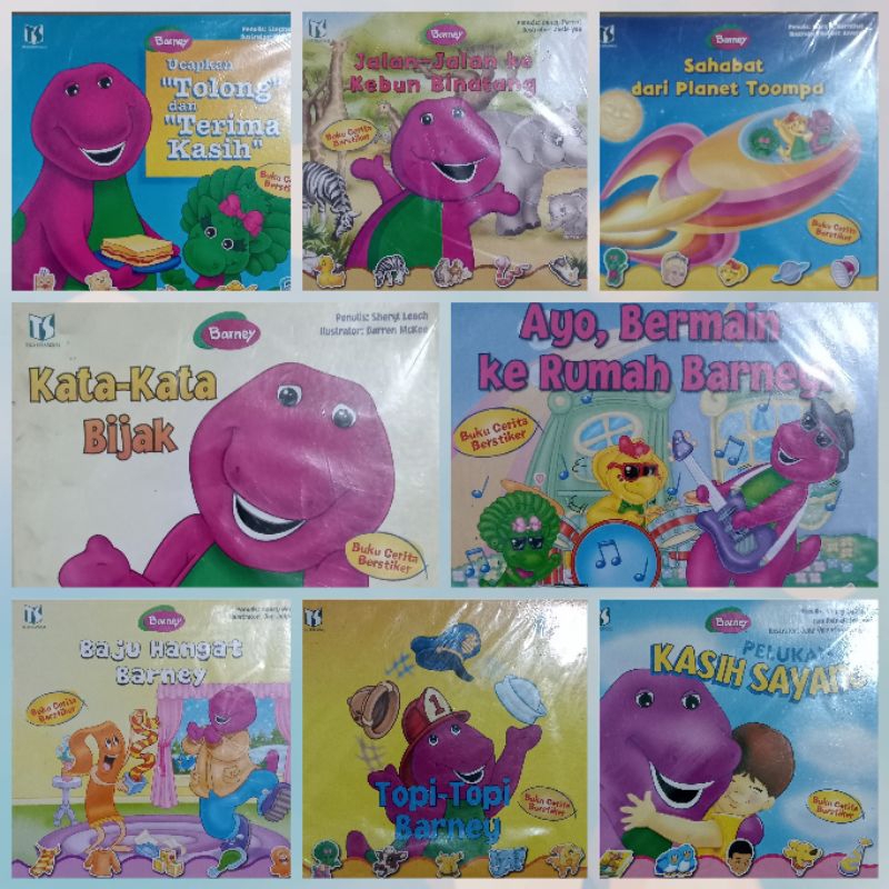 Barney's children's story book sayings Please and Thank you, the path ...