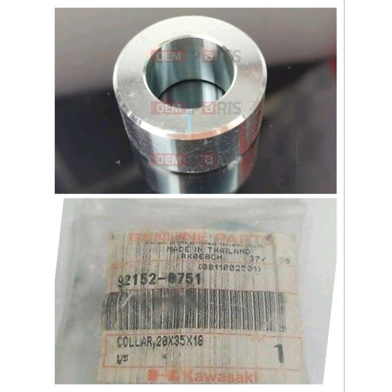 Boss/bes/collar Wheel Rear Left Outer GEAR ER6N ER6F NINJA 650 ORIGINAL ...