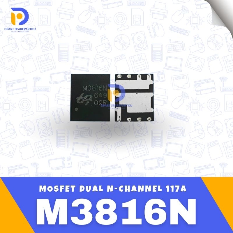 Mosfet QM3816N6 M3816N 117A Dual N Channel | Shopee Philippines
