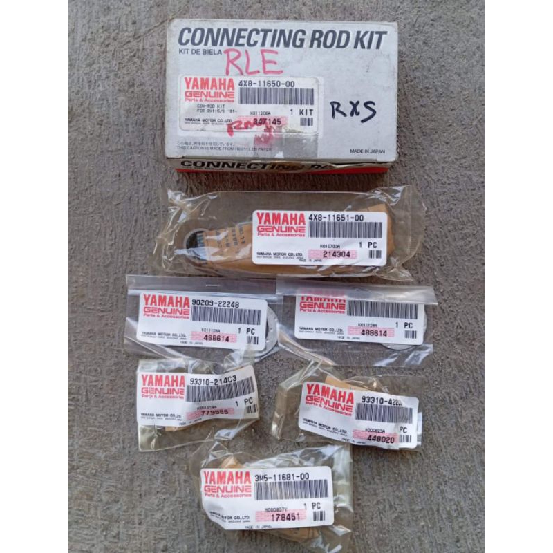 Yamaha rxs rx special special Yamaha yt 115 original japan piston rod ...