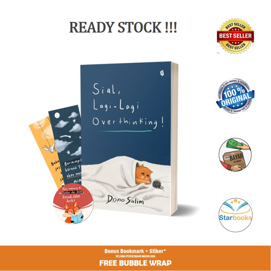 Sial Book, More Overthinking By Dono Salim - Bukune (Self Improvement ...