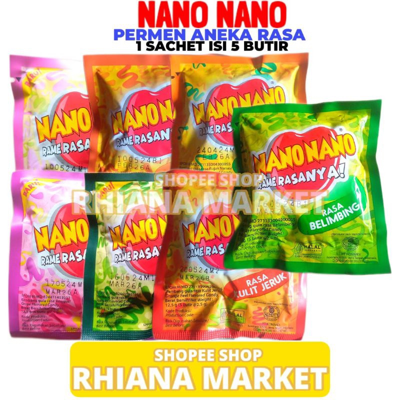 Nano Nano Candy/Candy Sachet Packaging 1Pcs | Shopee Philippines