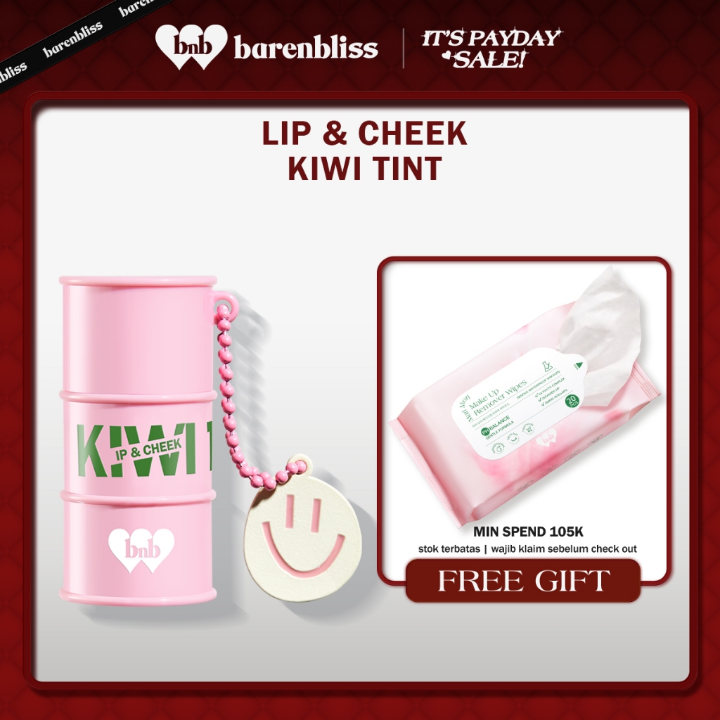 Bnb barenbliss Korean Kiwi Tin Tint Lip & Cheek{Blendable Intense 2 in ...