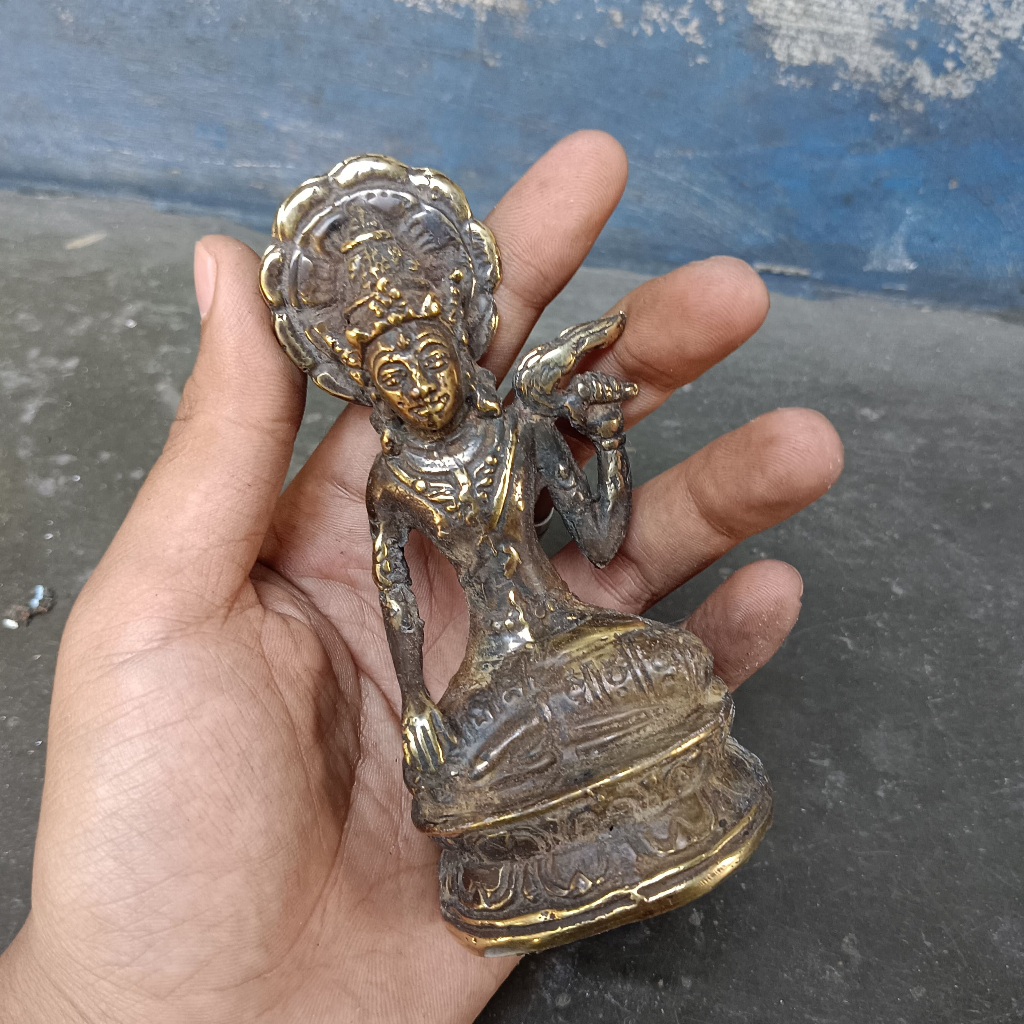 Small Size Mini Shiva God Statue Statue Unique Antique Brass Material ...