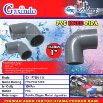 Pvc KNEE Pipe 1/2 3/4 1" L Pipe 1 INCH 3 ELBOW MODEL P7600 PVC Pipe ...