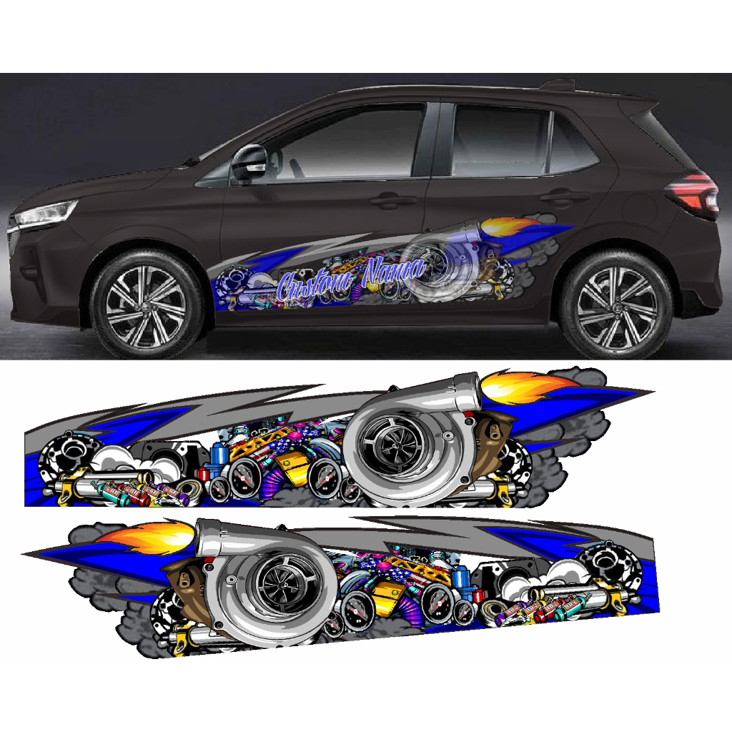 Viral Car Sticker DECAL Can CUSTOM Name | Shopee Philippines