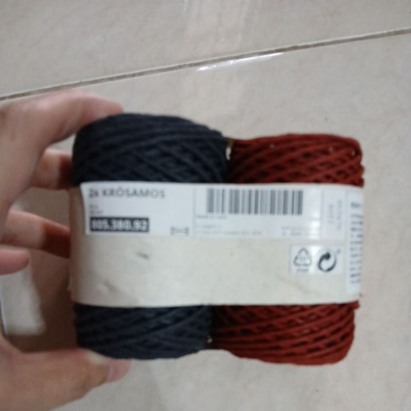 Ikea KROSAMOS Gift Rope DIY jute rim paper twine 2 Rolls | Shopee ...