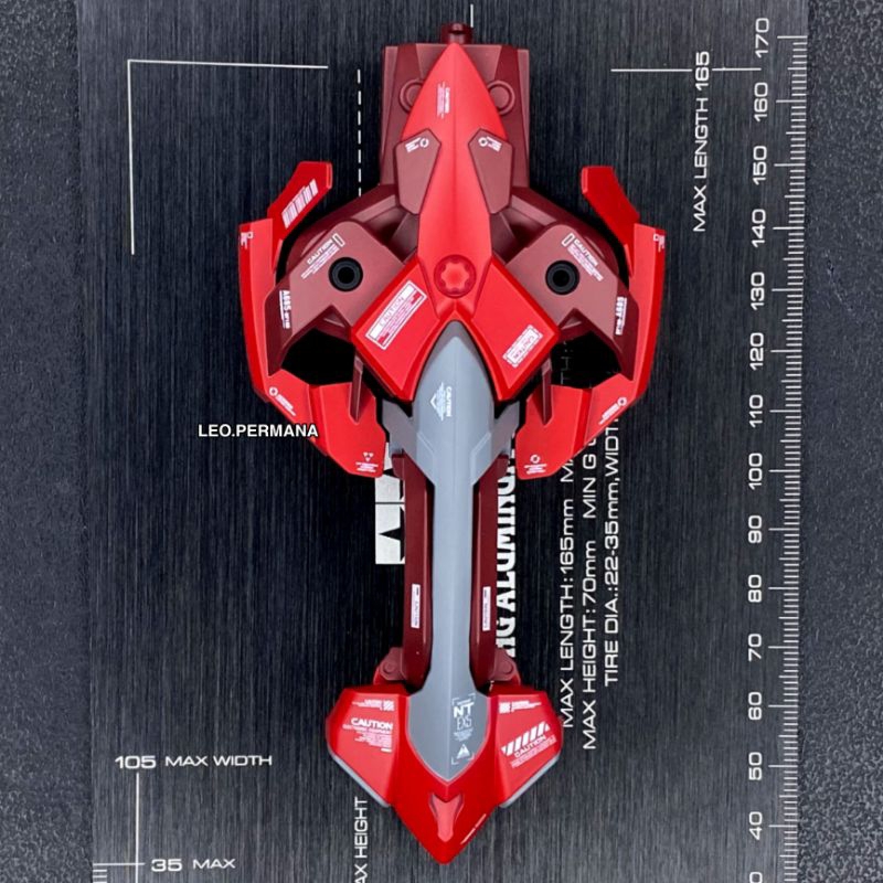 Rep BODY MACH FRAME REPAINT MS-06S CHAR'S ZAKU II+CUSTOM SFM CHASSIS ...