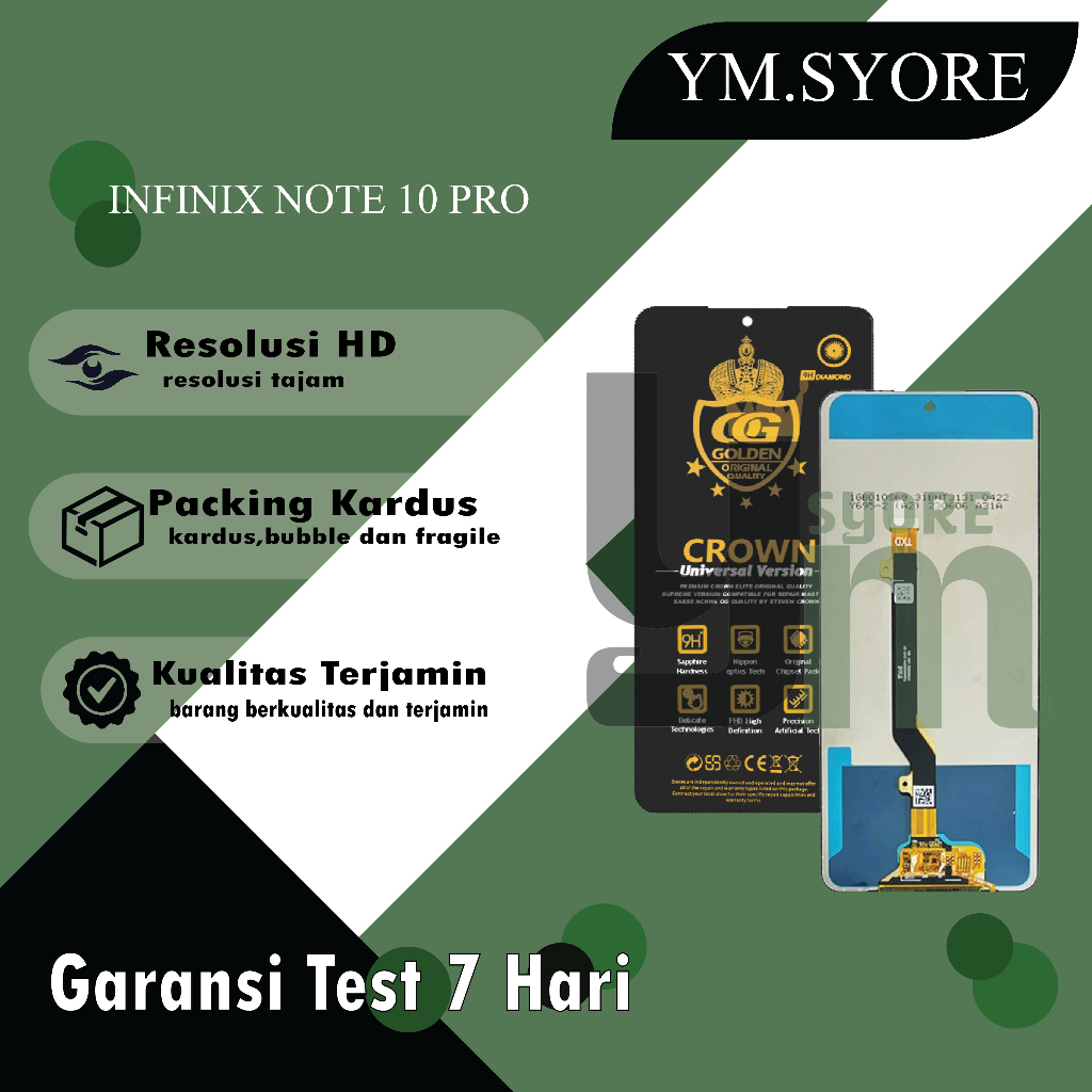 Lcd INFINIX NOTE 10 PRO X695 X695C NFC TOUCHSCREEN FULLSET COMPLETE ...