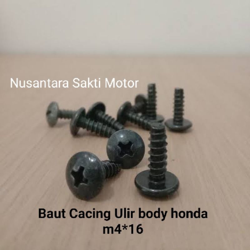HONDA worm thread bolt body honda m4x16 beat scoopy spacy vario 110 125 ...