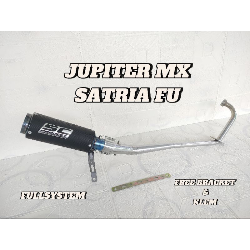 Carbon SC PROJECT racing Exhaust For Jupiter MX Carburetor/old ...