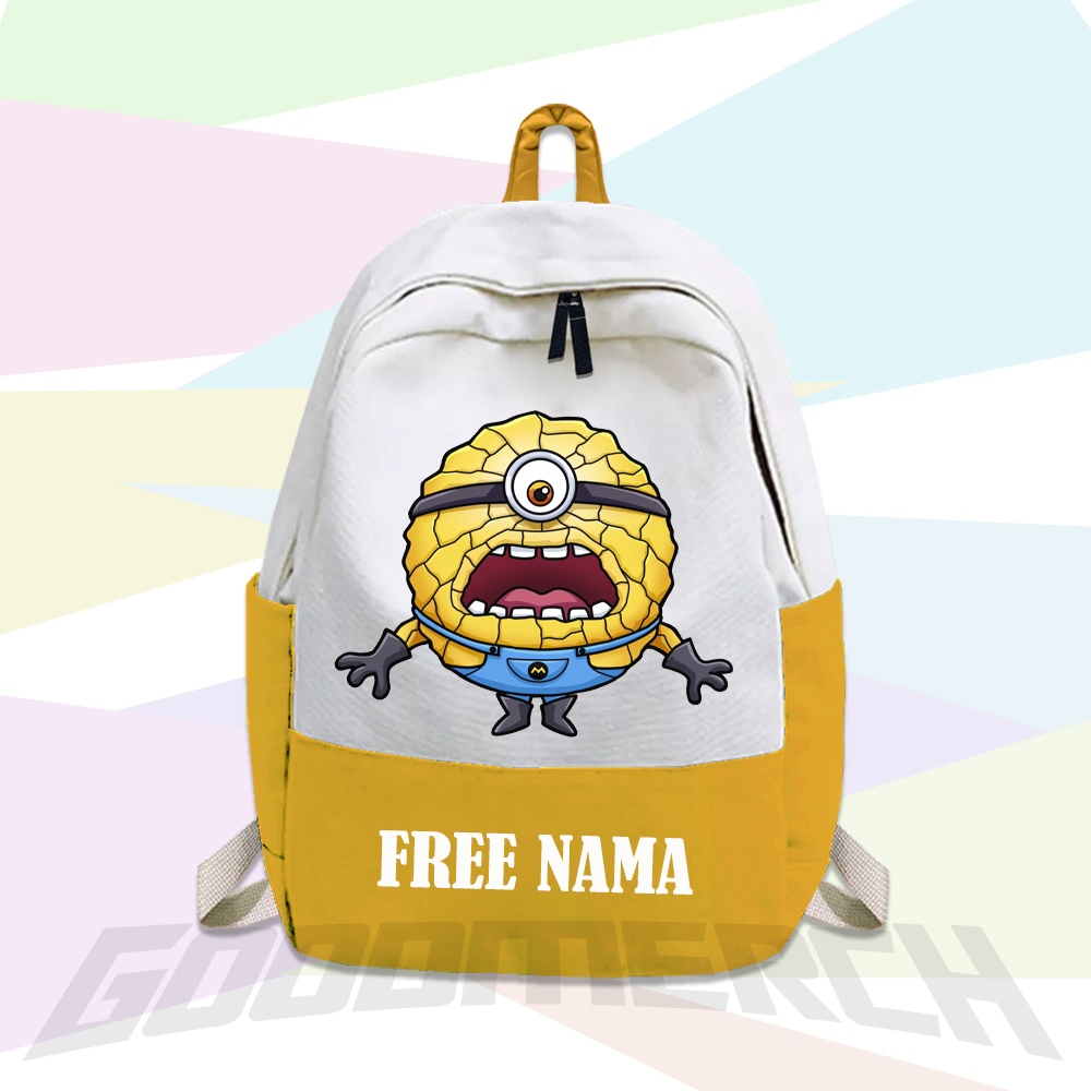 School BACKPACK MEGA MINION JERRY DESPICABLE ME Character/FREE Print ...
