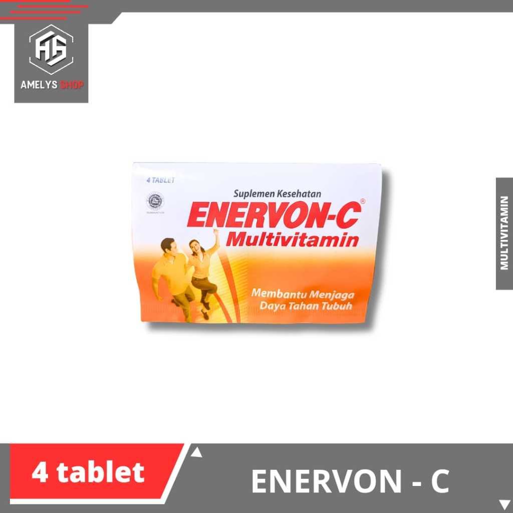 Enervon - C Multivitamin Can Help Maintain Body Resistance 1 Strip 4 ...