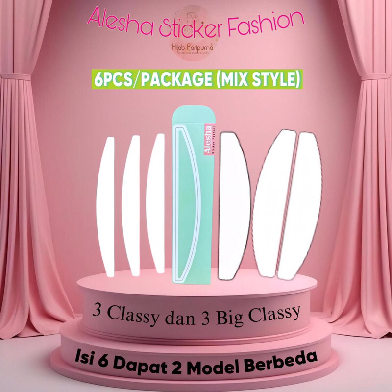 Best Selling!!! hijab Tape (6pcs) Classy & Big Classy Mixed Models Make ...
