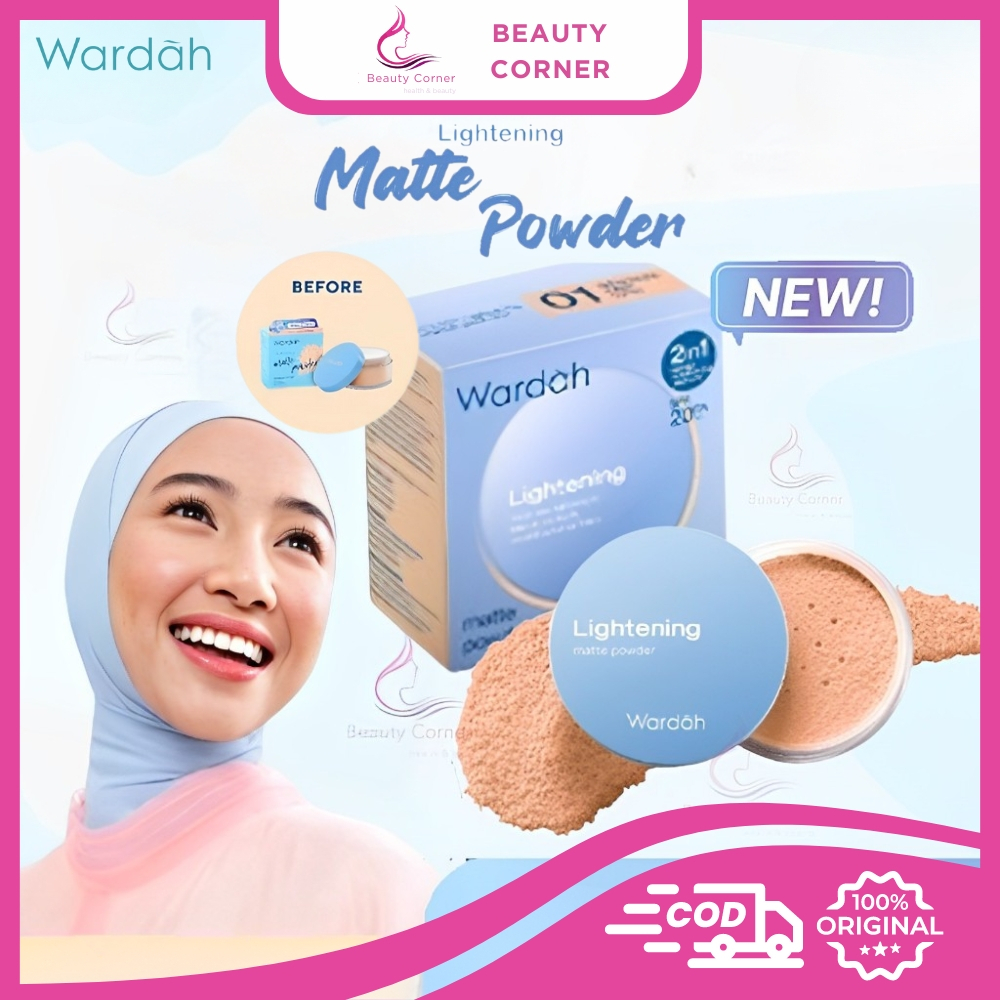 Wardah Lightening Matte Powder - 20gr Wardah Powder) | Shopee Philippines