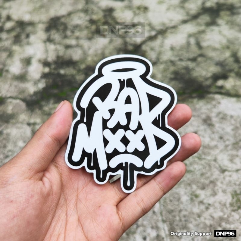 Graffiti Sticker Graffiti Sticker "BAD MOOD" / Helmet Sticker ...