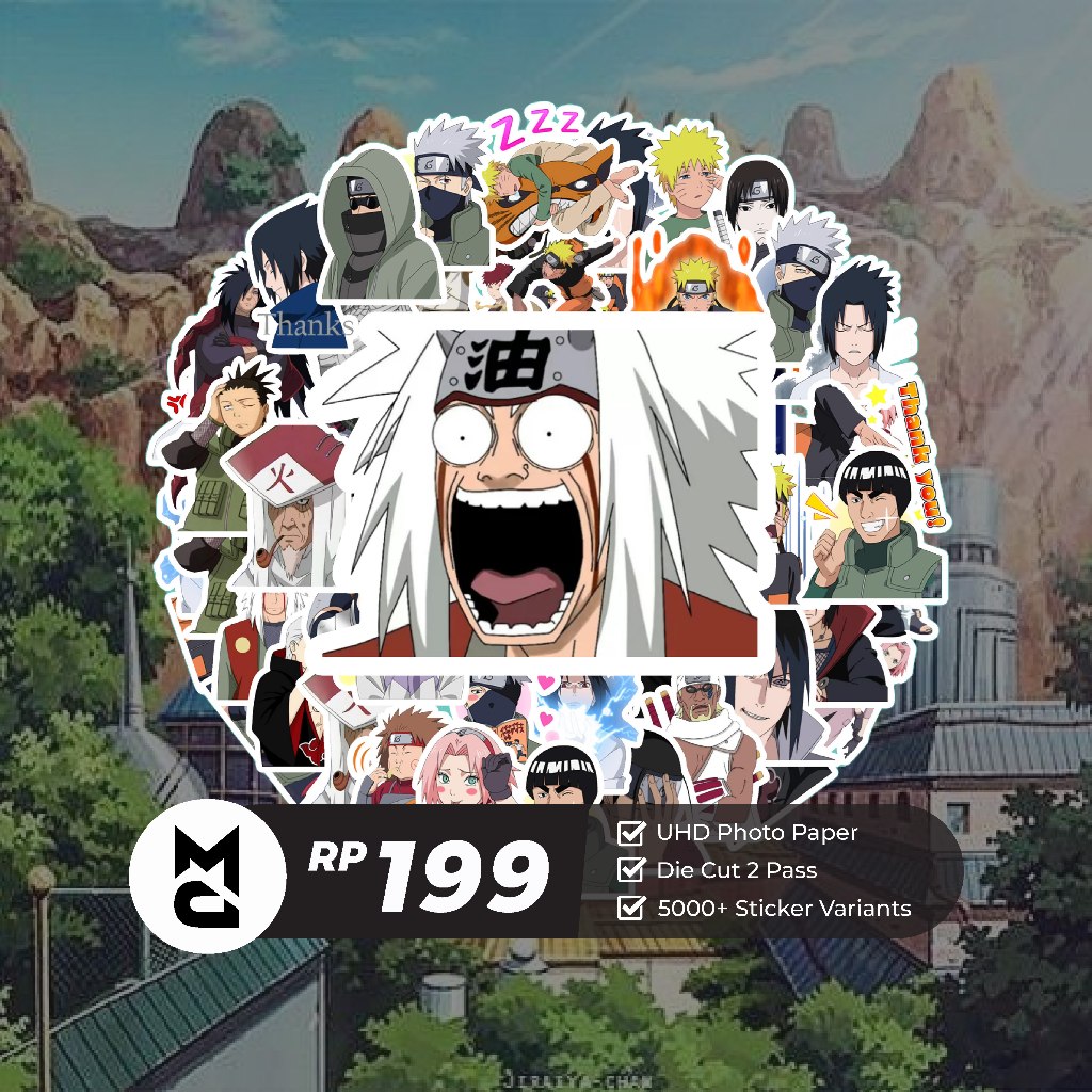 Naruto Anime Sticker Part 3 | Cute Aesthetic Sticker | Shopee Philippines