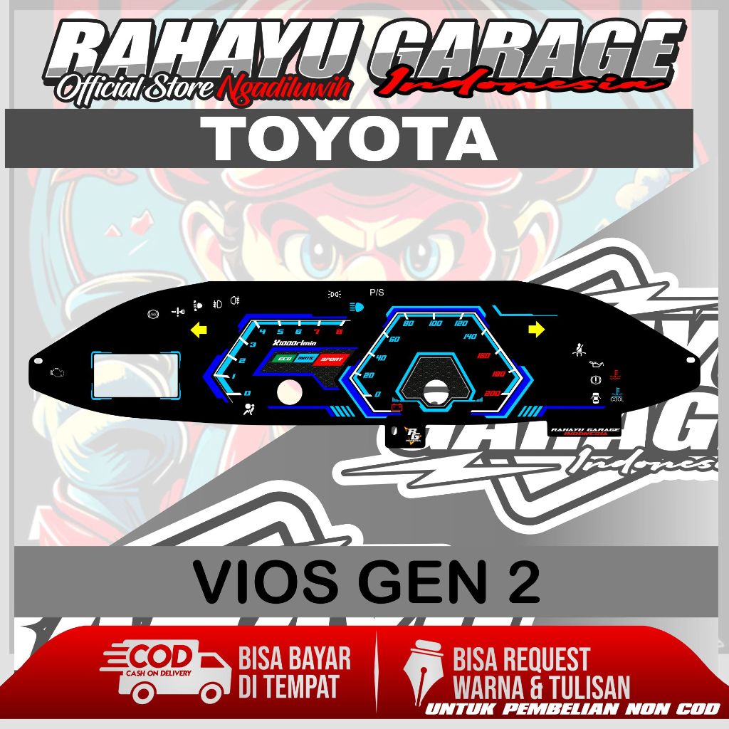 Vios GEN 2 CUSTOM SPEEDOMETER board | Shopee Philippines