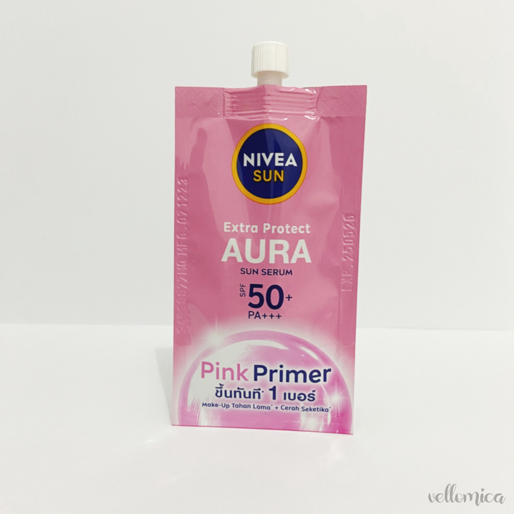 Nivea pink primer sun serum spf50 pa+++ 7ml | Shopee Philippines