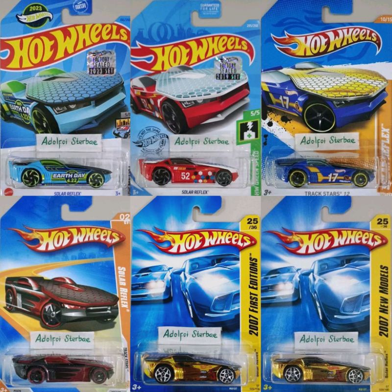 Hotwheels hot wheels solar reflex 2007 new models first editions chrome ...