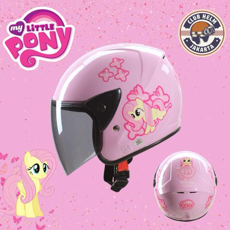 SNI Premium Children's Helmet for Girls Teens My Little Pony Character ...