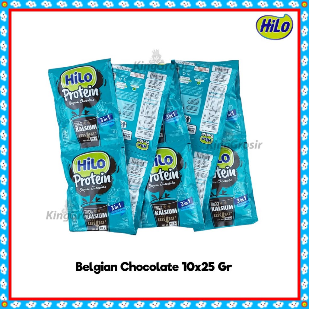 Hilo Active Protein Renceng Belgian Chocolate Flavor contains 10 ...