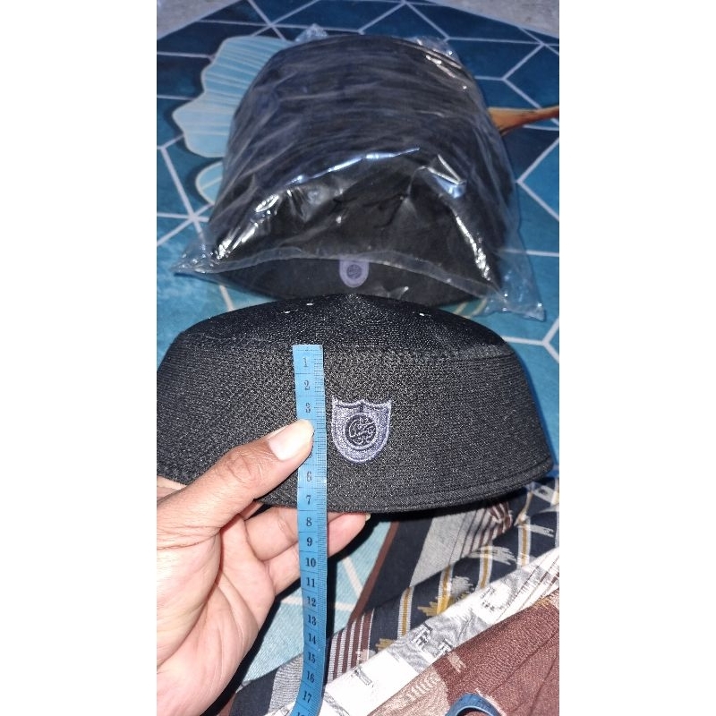 Black Malaysian Songkok Gray Logo Original Abdul Hamid | Shopee Philippines
