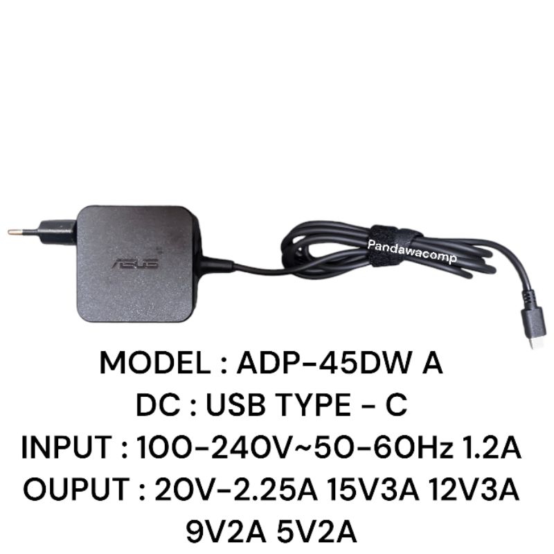 Original Asus ADP-45XE B ADP-45W A ADP-45GW A Adapter/Charger 20V-2.25A ...