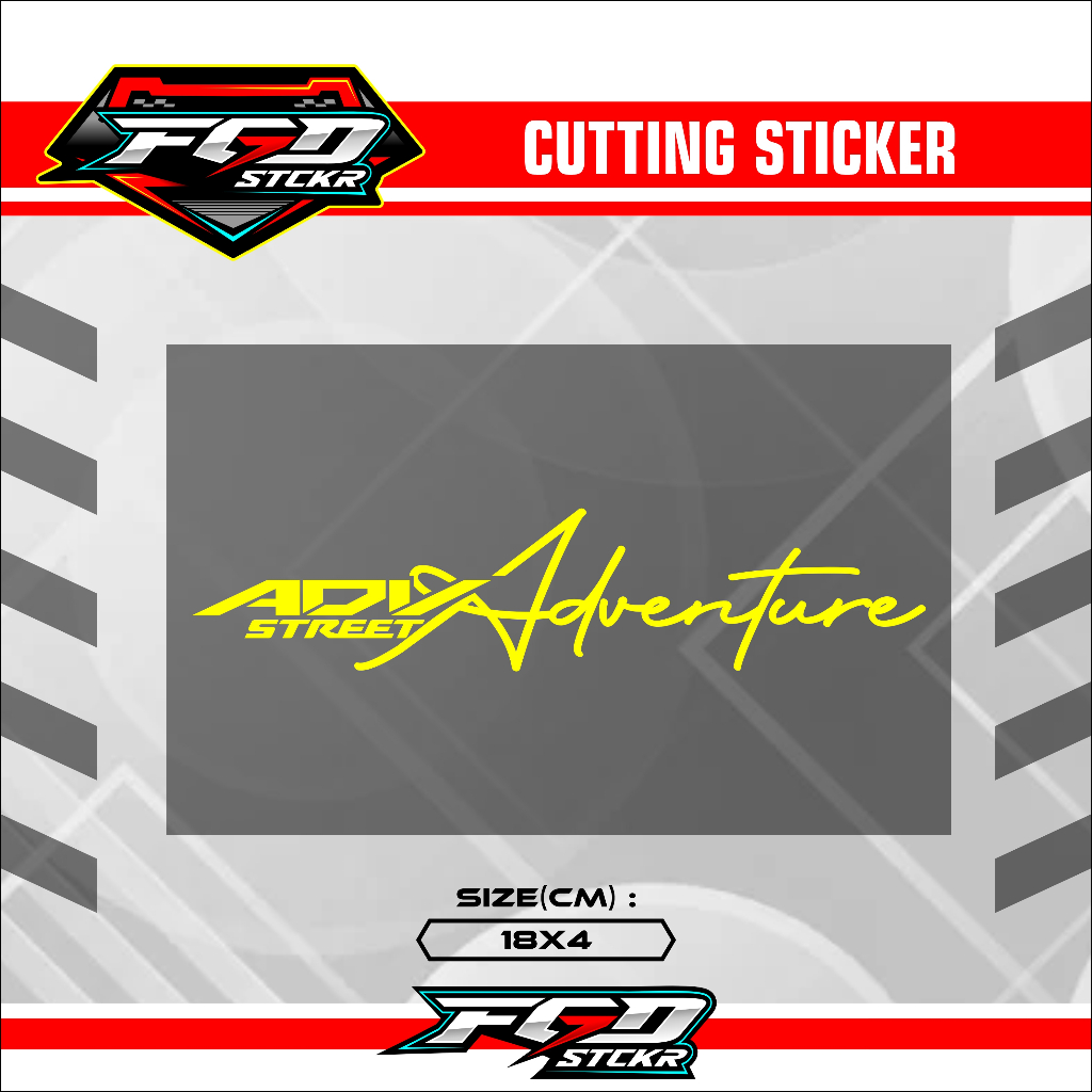 Cutting Sticker ADV - Honda ADV 150 160 Motorcycle Variation Trim ...
