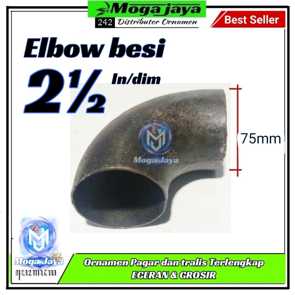 Iron Pipe elbow 21⁄2 in keni Welding lbow 2 1/2 in Not sch Not sgp ...