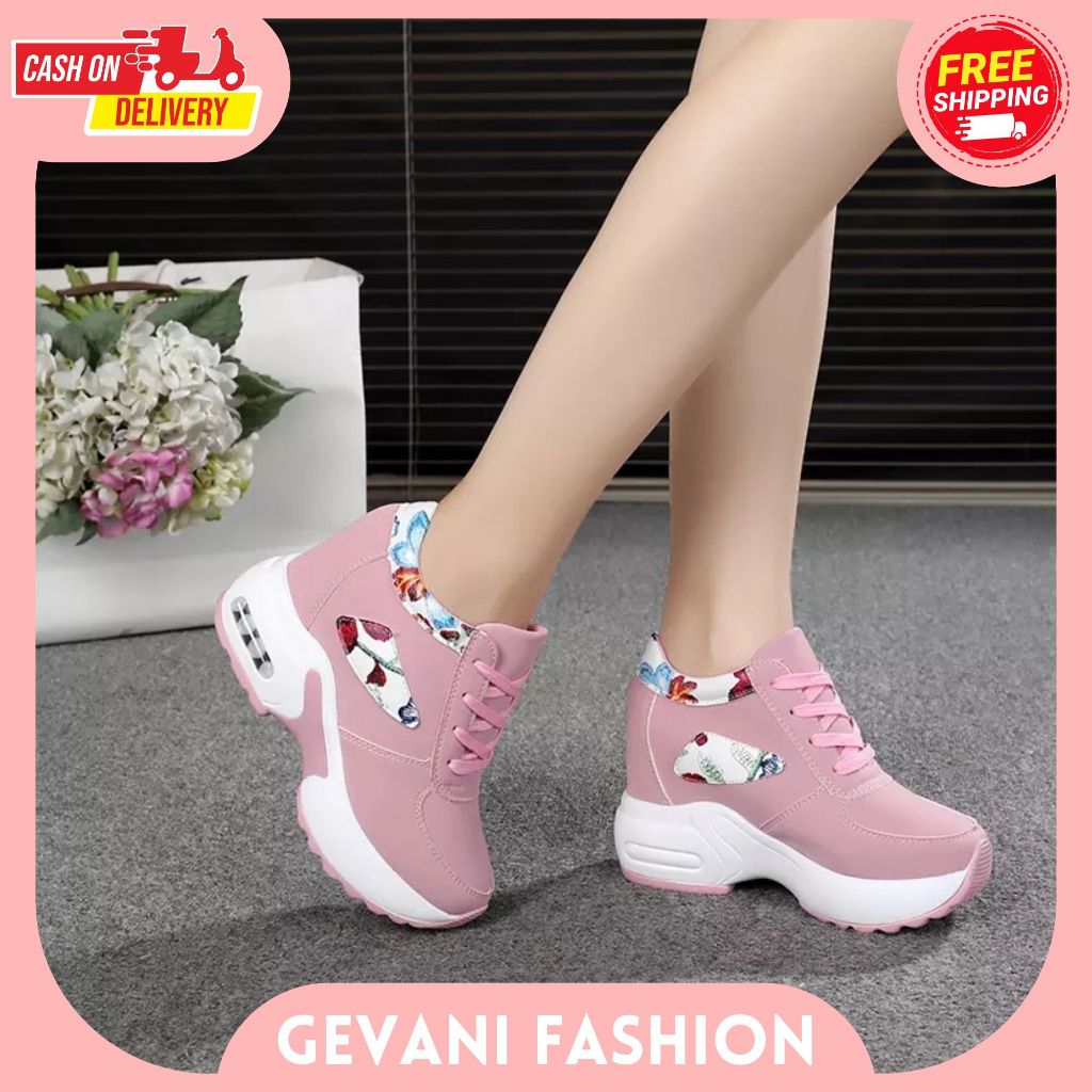 GVN SHOES - TRENDY ZUMBA/YOGA SNEAKERS WITH FLOWER MOTIF SYNTHETIC ...