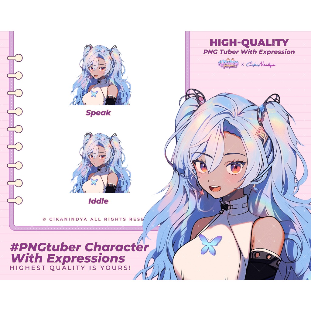 Creative PNG Tubers: Virtual Personas that Live Your Content, Adorable ...