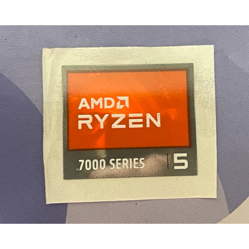 Original AMD Ryzen 5 7000 Series red gen7 logo Sticker | Shopee Philippines
