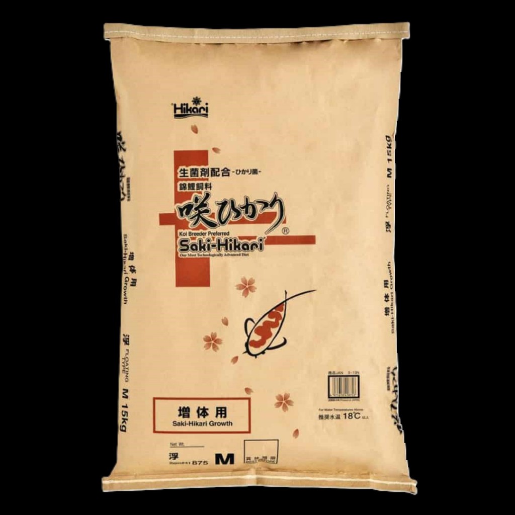 Saki Hikari Growth Ornamental Fish Pellet Feed Size M Floating repack ...
