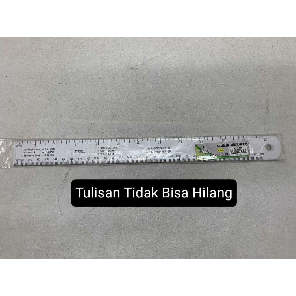 KENTARO Aluminum Ruler 30cm/ORIGINAL KENTARO White Craftsman Ruler 30cm ...