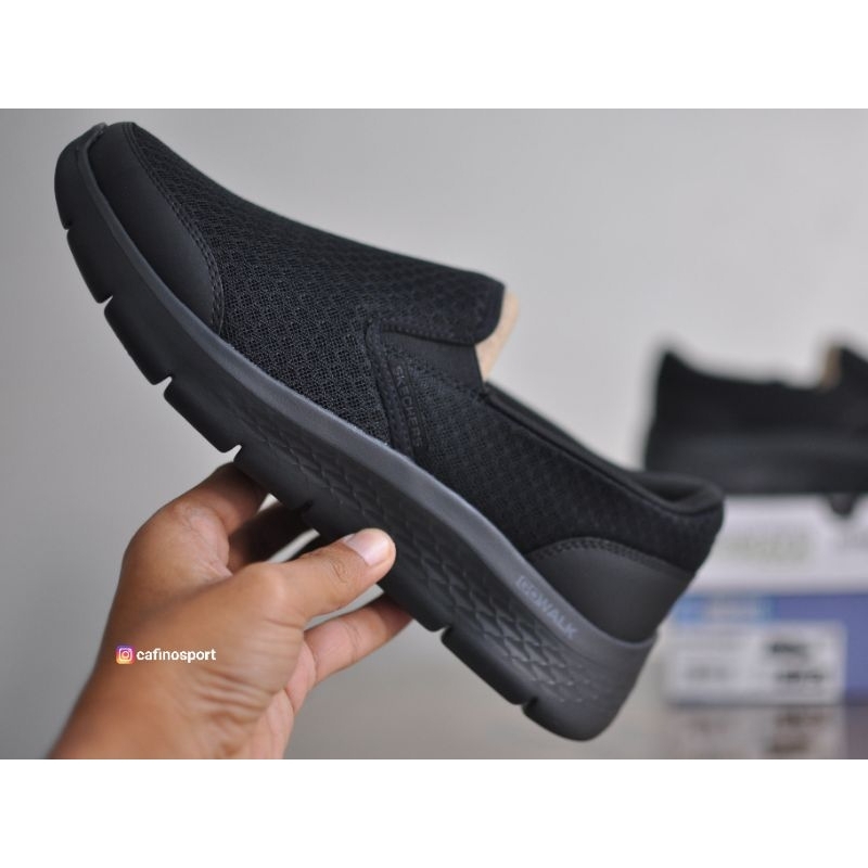 Skechers Bounder 2.0 + Go Walk Flex - Request Black Original | Shopee ...