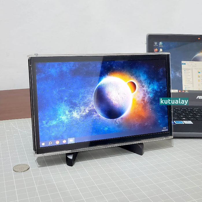 Diy Monitor 10 Inch HDMI VGA LCD External 10.1 Inch Portable Acrylic ...