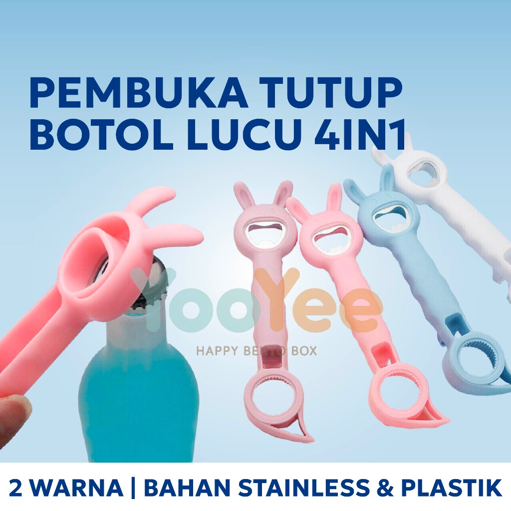Yooyee Bottle Opener 4 in 1 Cute Animal Shaped Bottle Cap Opener Tool ...