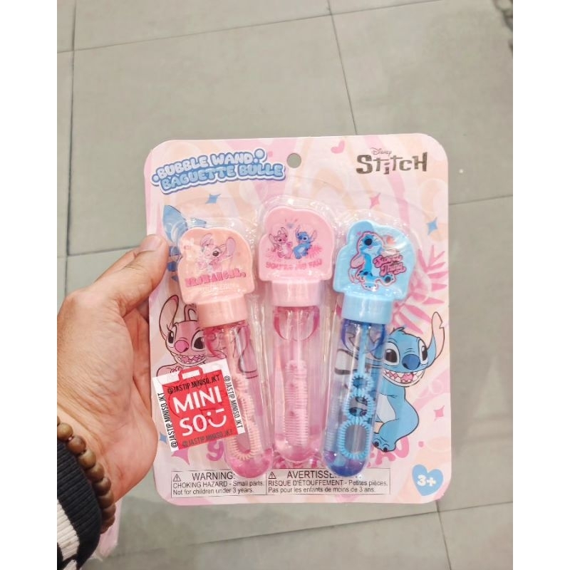 MINISO Bubble Toy / Bubble Wand DISNEY STITCH Collection (3pcs ...