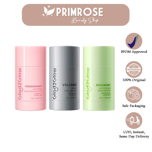 Glad2glow Volcano 3D Acid Pore Clay Stick | Mugwort Salicylic Acid Acne ...