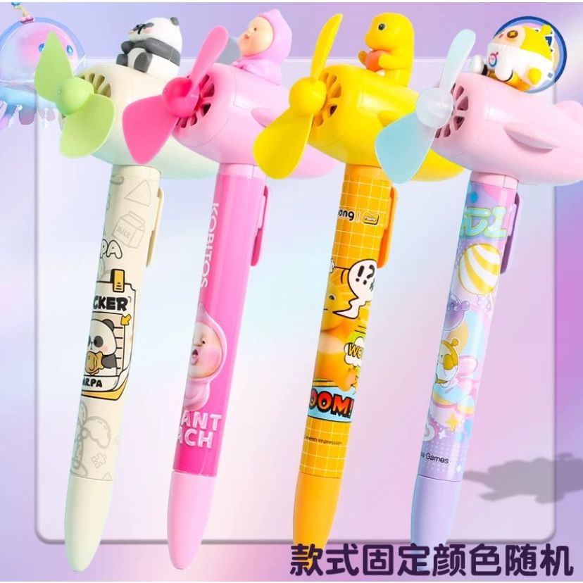 Cute Panda Character Fan Pen Ballpoint Fan Pen / Office and School ...