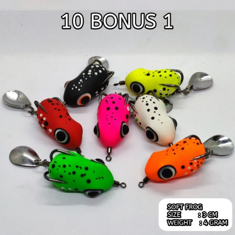 Soft FROG 3CM MINI SOFT FROG CASTING BAIT | Shopee Philippines