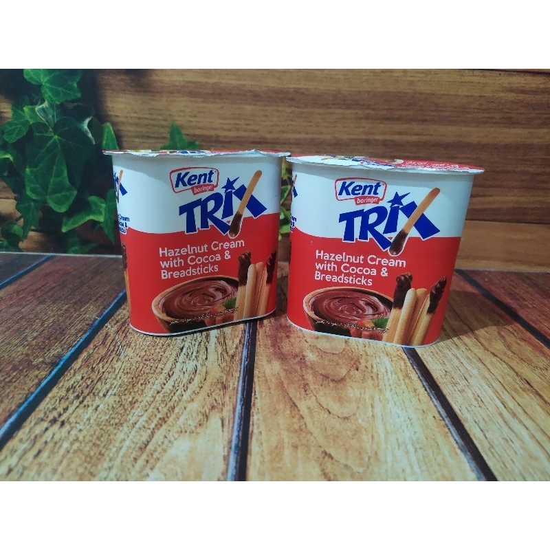 KENT Trix Hazelnut Cream BoringerKENT With Cocoa &BreadSticks | Shopee ...