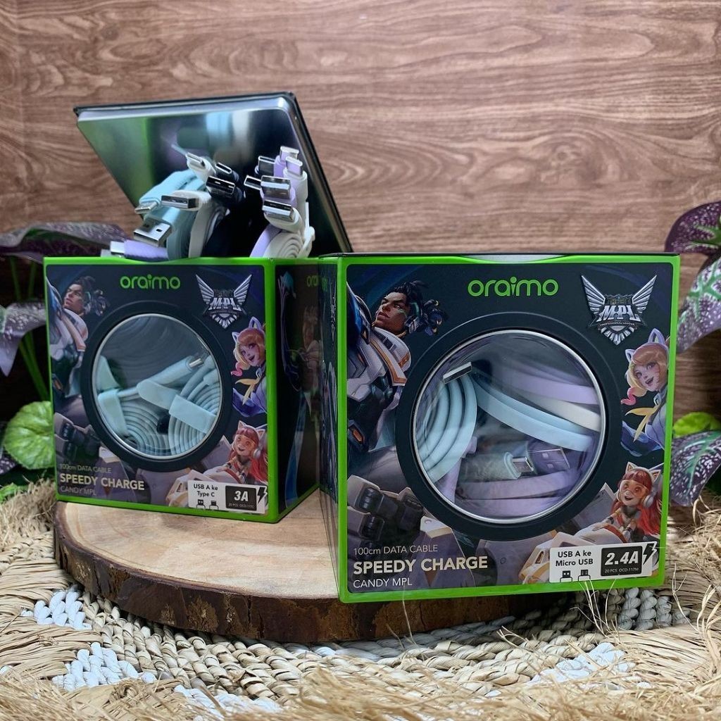 Oraimo OCD-117M Candy Mpl Data Cable For Micro Usb Fast Charging (1 Jar ...