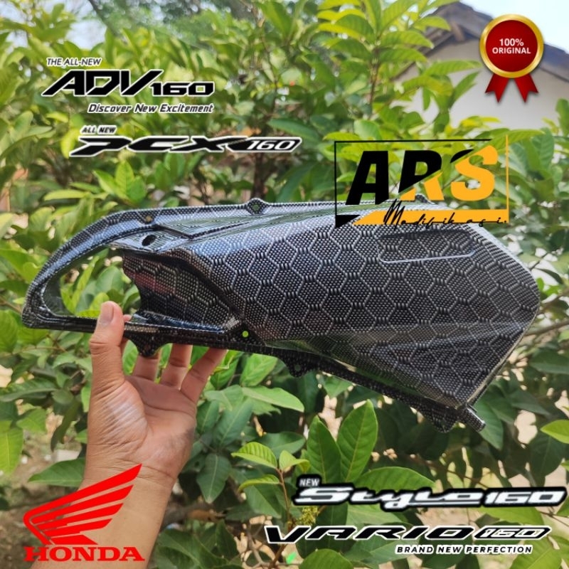 Pcx Filter Box Cover Vario/ADV/Stylo 160 Carbon WTP Hexagonal Motif ...